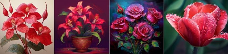 El rojo Carmín; el color predominante en el país de las Maravillas